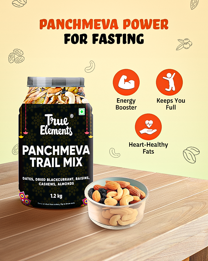 Panchmeva Trail Mix - Ideal Fasting Snack | True Elements