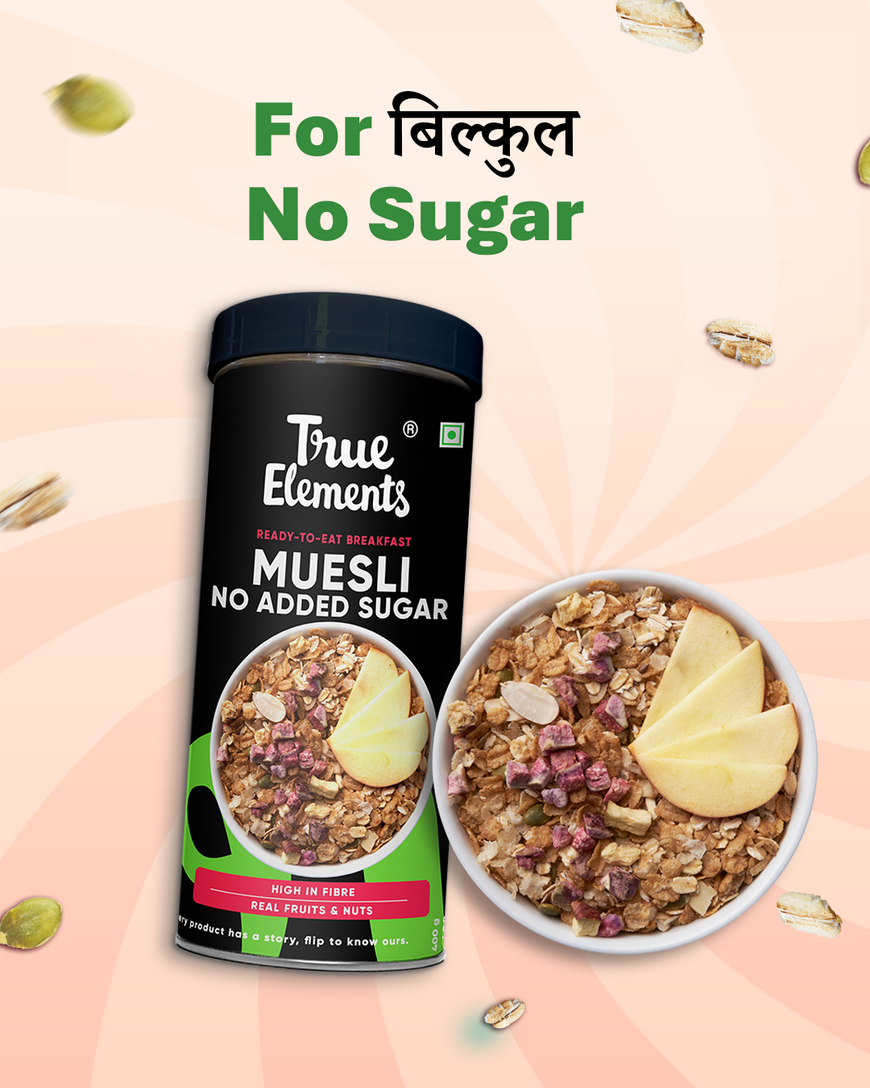 Buy Muesli Online, Wholegrain Muesli with Real Fruits | True Elements