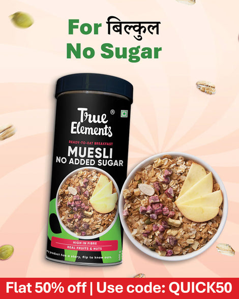 Buy Muesli Online, Wholegrain Muesli with Real Fruits | True Elements