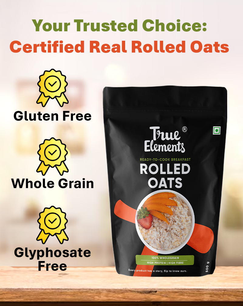 Buy Rolled Oats - HIgh Protein Rolled Oats | True Elements