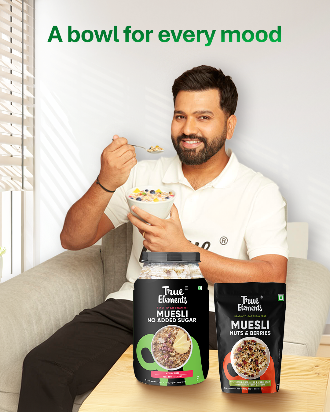 Buy Muesli Fruit and Nut - High Protein Muesli | True Elements