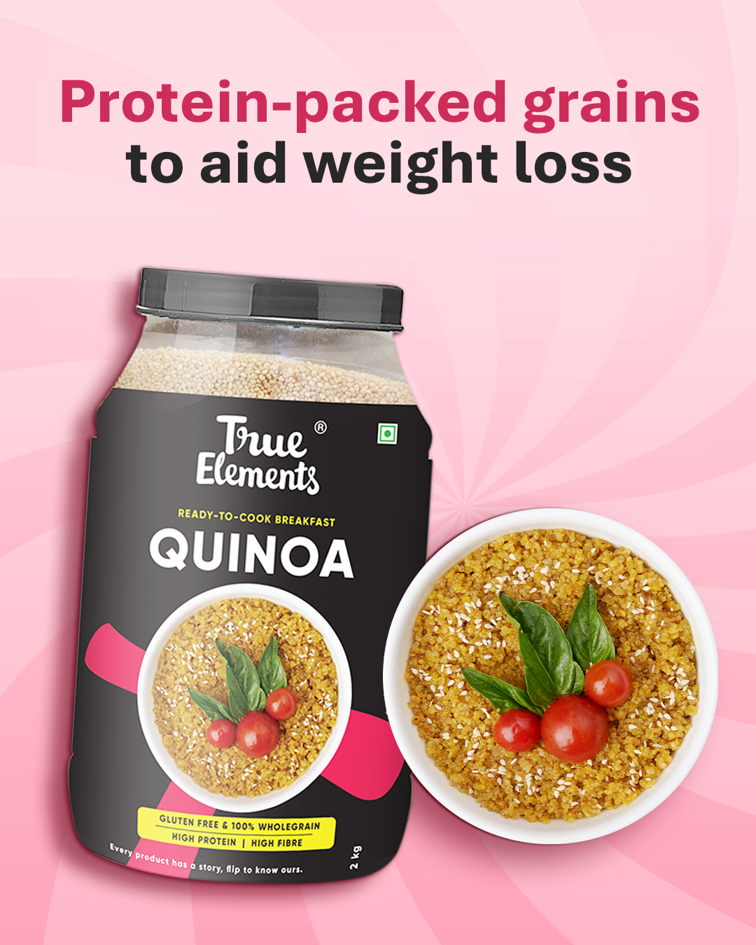 Buy Quinoa Online - 100% Wholegrain Quinoa | True Elements