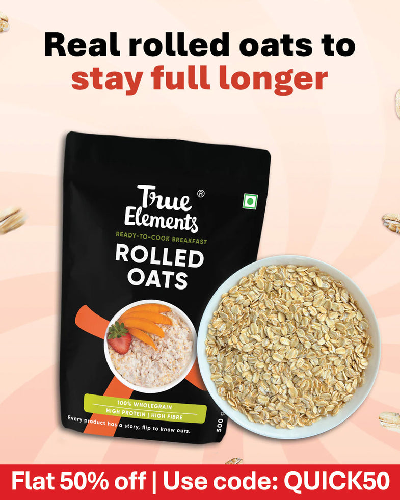 Buy Oats Online | Clean Label Certified | True Elements | Healthy Breakfast