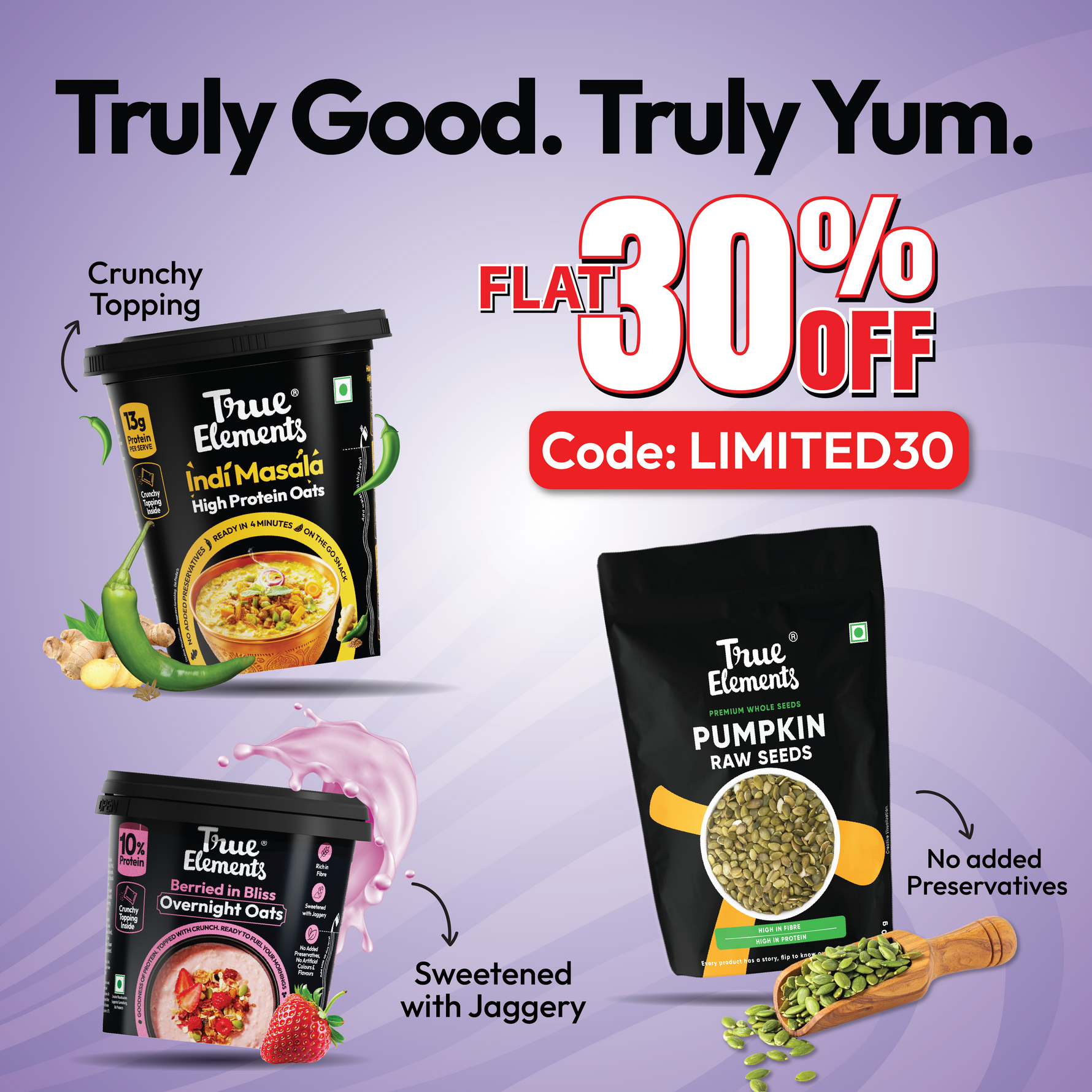 True Elements | Healthy Breakfast & Snacks | Millets